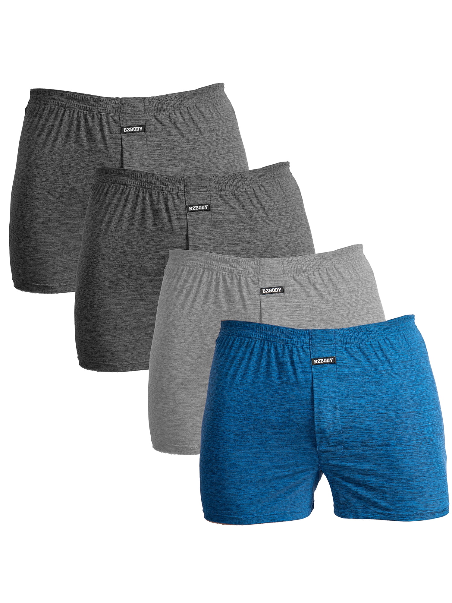 B2BODY Men's Moisture Wicking Breathable Boxers, Cool Touch, Small to ...