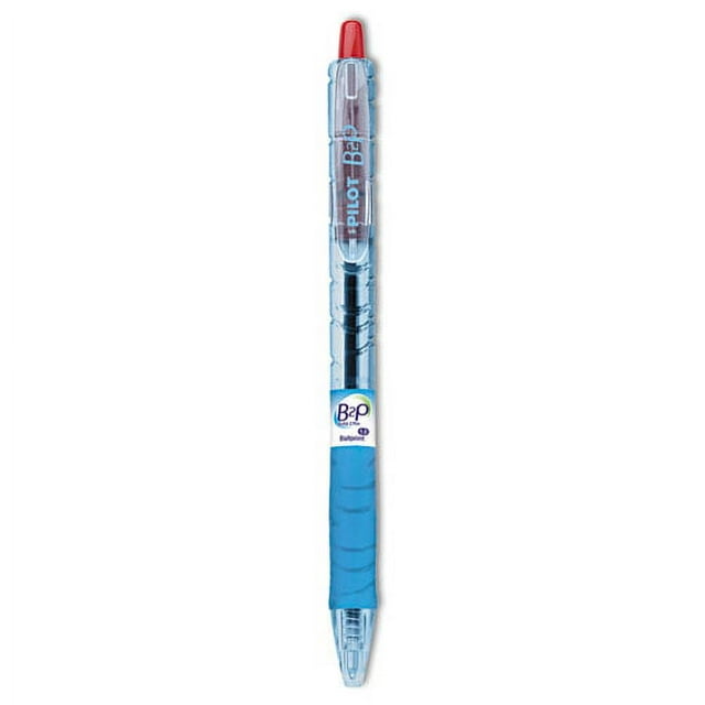 B2p Bottle-2-Pen Recycled Ballpoint Pen, Retractable, Medium 1 Mm, Red ...