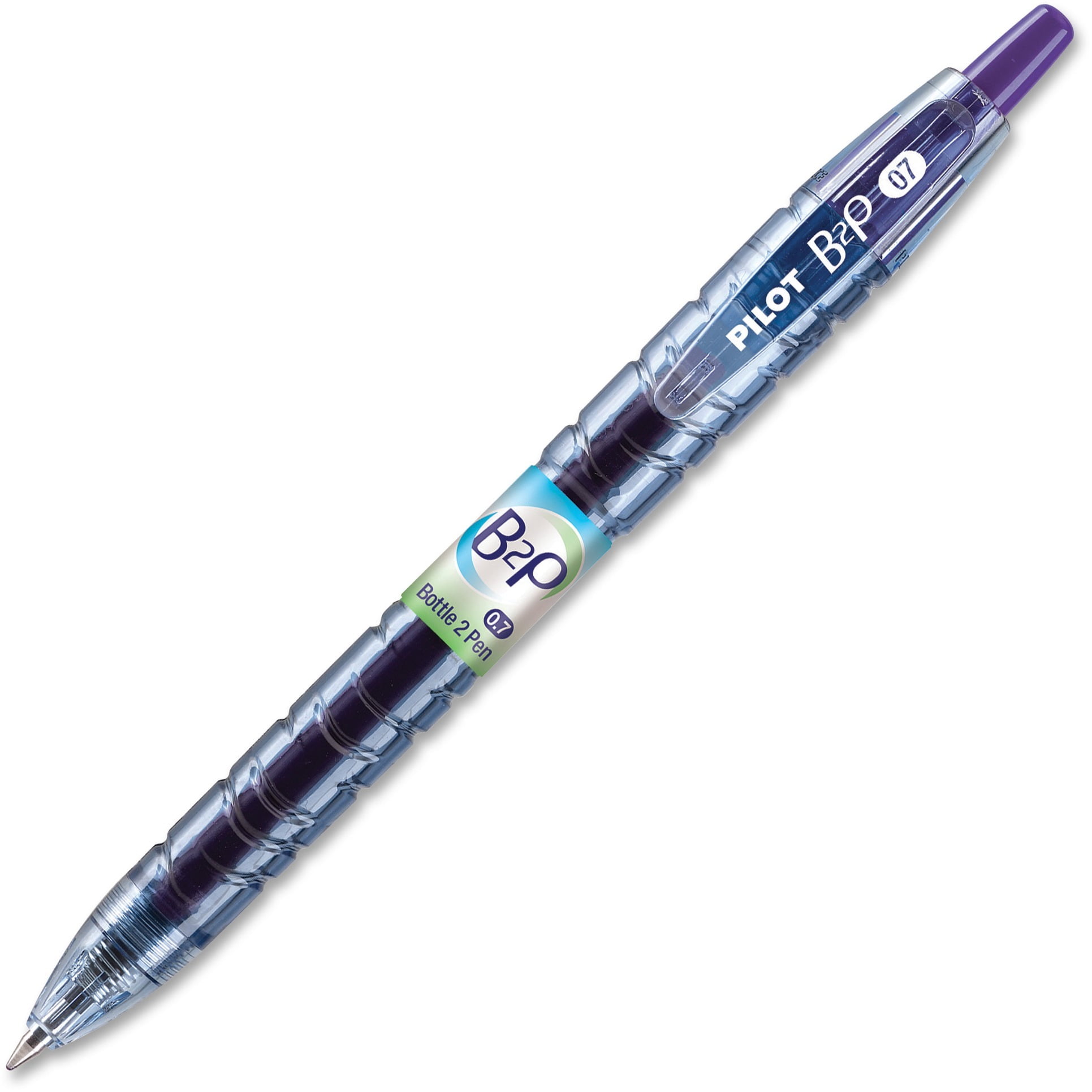 "B2p Bottle-2-Pen Recycled Gel Pen, Retractable, Fine 0.7 Mm, Purple ...