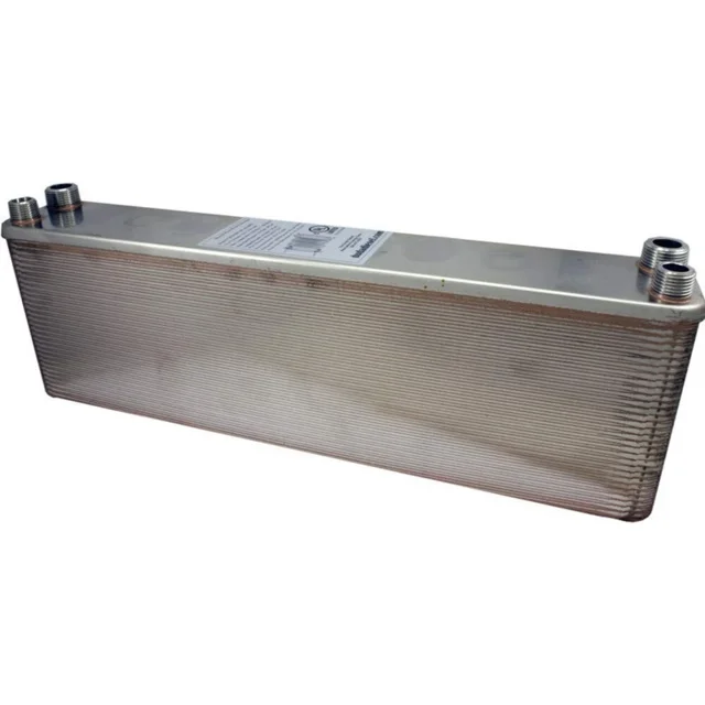 B3-36A 60 Plate Stainless Steel Heat Exchanger with 3/4" Male NPT Ports ...