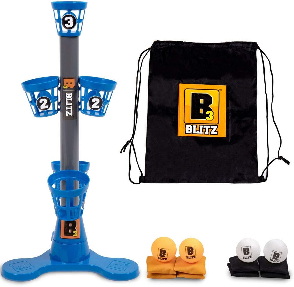 B3 Blitz, Bean Bag and Pong Ball toss Game, Indoor Party Game for ...