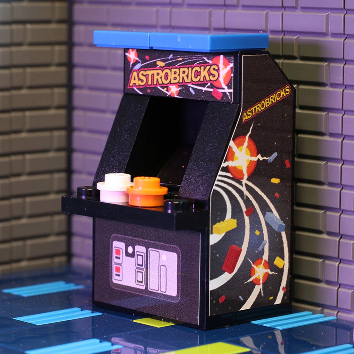 B3 Customs Astrobricks Minifig Scale Arcade Machine Toy Building Set ...