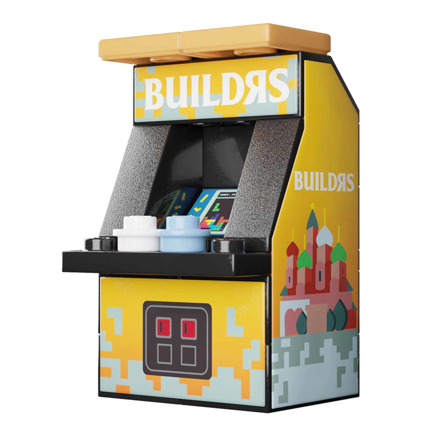 B3 Customs BUILDᴙS Minifig-Scale Arcade Machine Toy Building Set ...
