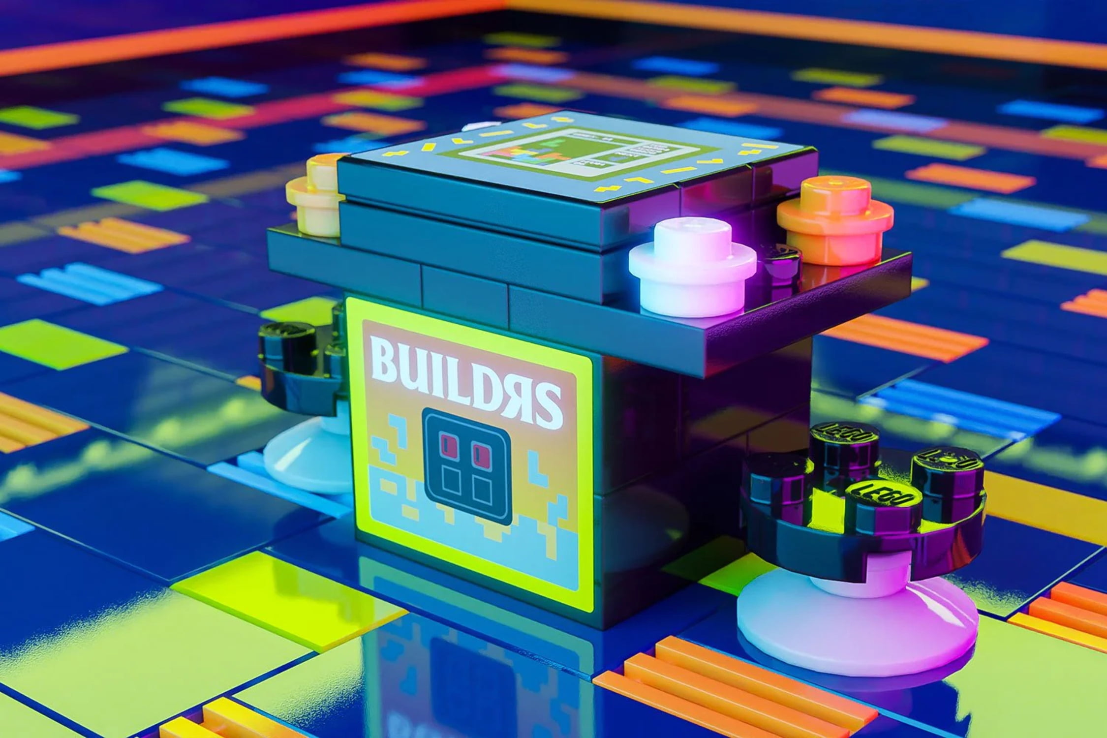 B3 Customs Buildᴙs (Cocktail Style) Minifig-Scale Arcade Building Toy ...