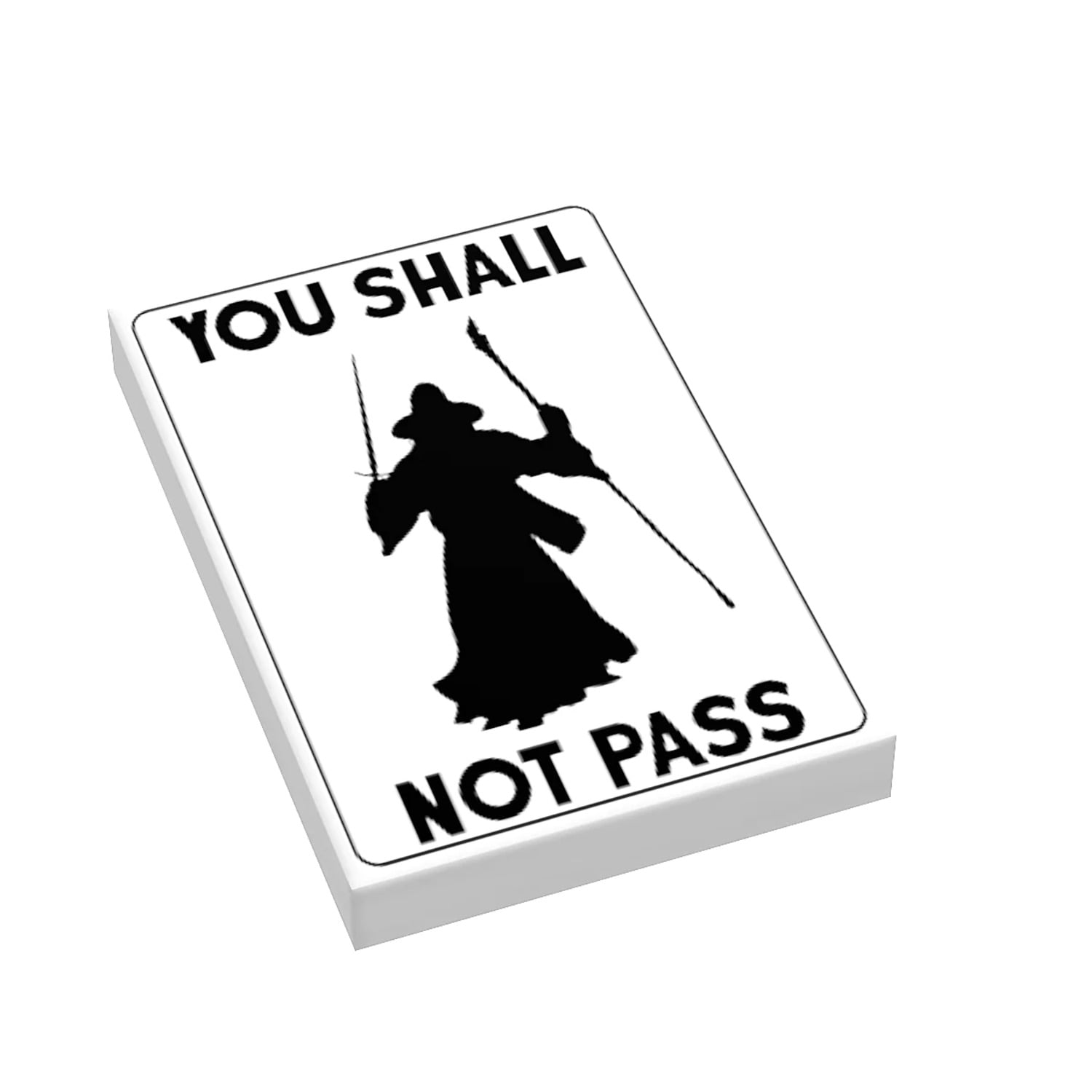 B3 Customs® You Shall Not Pass LOTR Sign - Walmart.com
