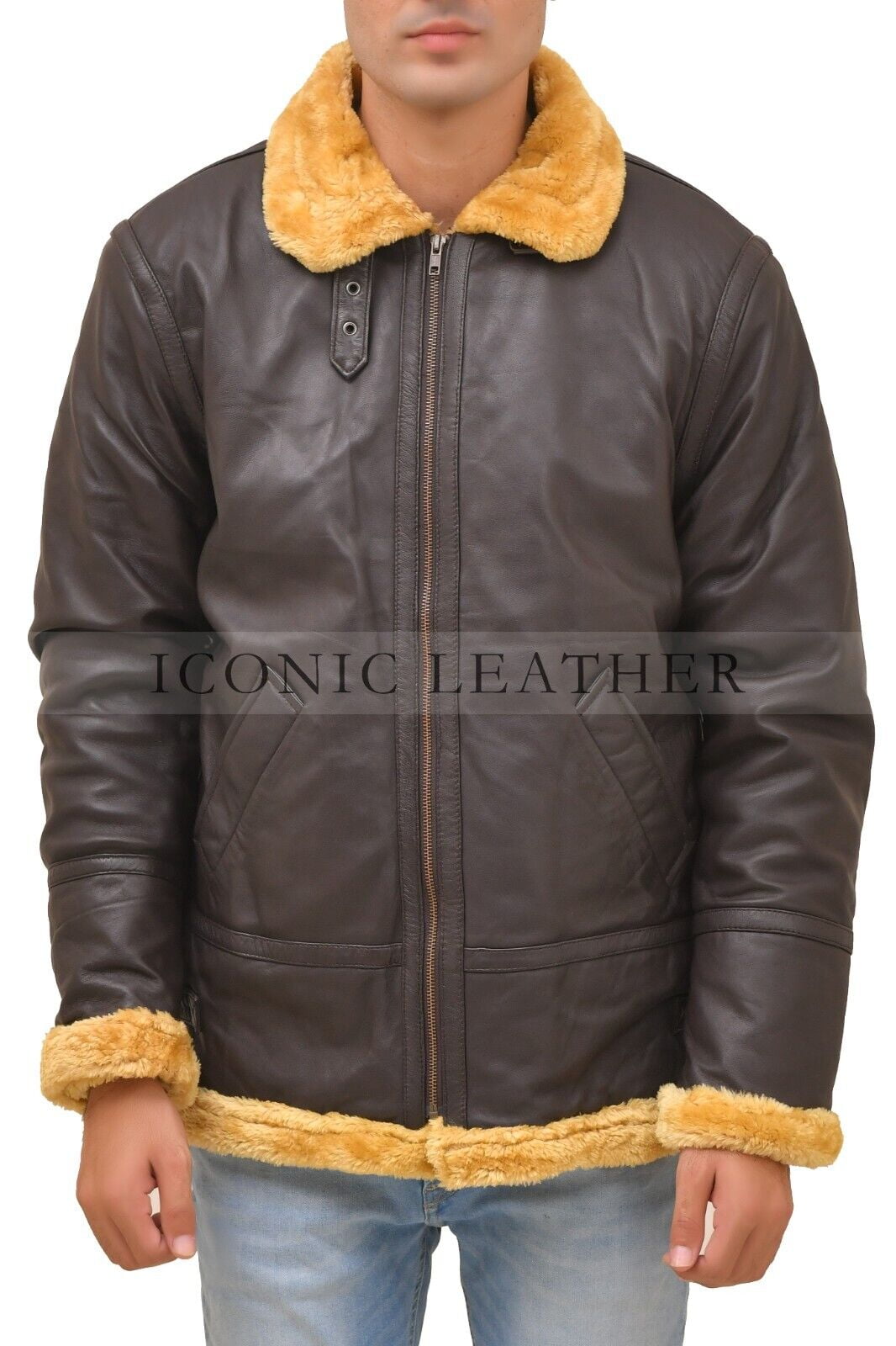 B3 RAF Aviator Flying Genuine Leather Jacket…. Brand New - Walmart.com