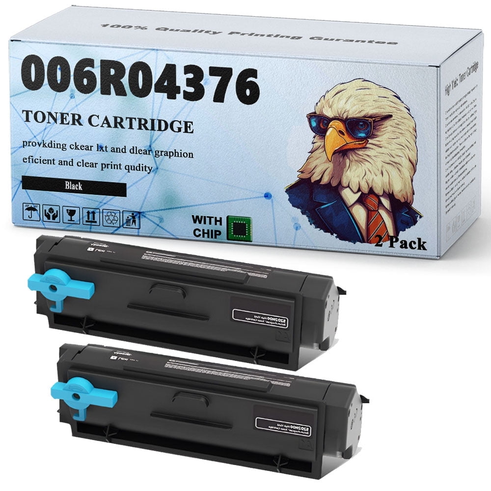 B305 B310 B315 Black Toner Cartridges with Chip 2-Pack 006R04376 ...
