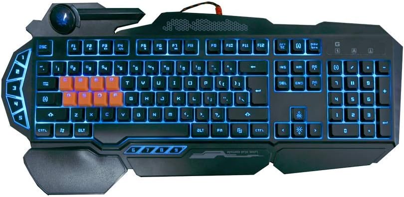 B318 8-Key Light Strike (Lk) Semi Optical Mechanical Gaming Keyboard ...