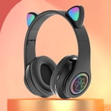 B39 Cat Ear Bluetooth Headset - Cute LED Light, Wireless Headphones for ...