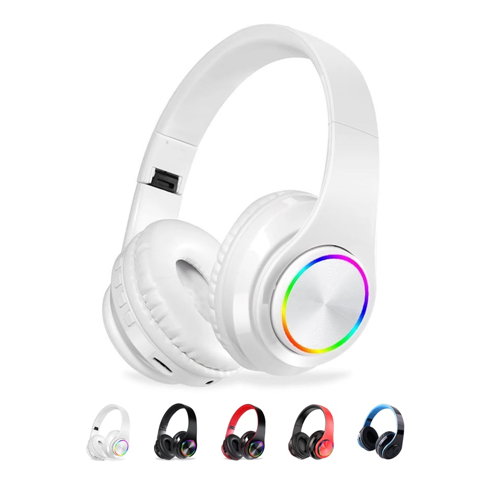 B39 RGB Luminous Wireless Gaming Headset Stereo Headphone Bluetooth 5.0 ...