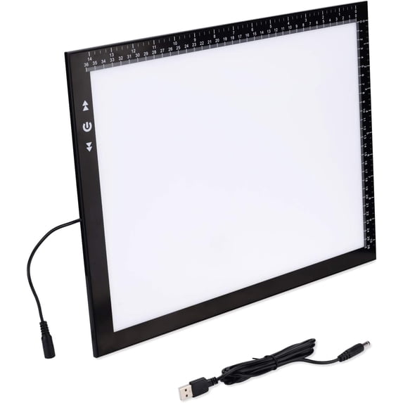 B4/A3s Artist tracing Light Box Copy Table, Power Dimmerable 6000 Lux ...