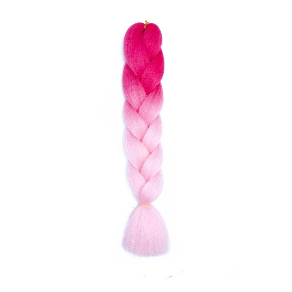 B40 Pink Light Pink G African Big Braid Gradient Color High Temperature ...