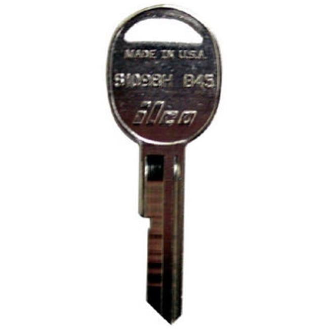 B45-S1098H Ilco General Motors Door/Trunk Key Blank - Quantity 10 ...