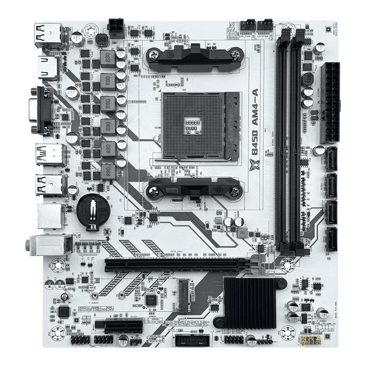 B450 Motherboard for Processor Dual-Channel DDR4 Memory AM4 Mainboard M ...