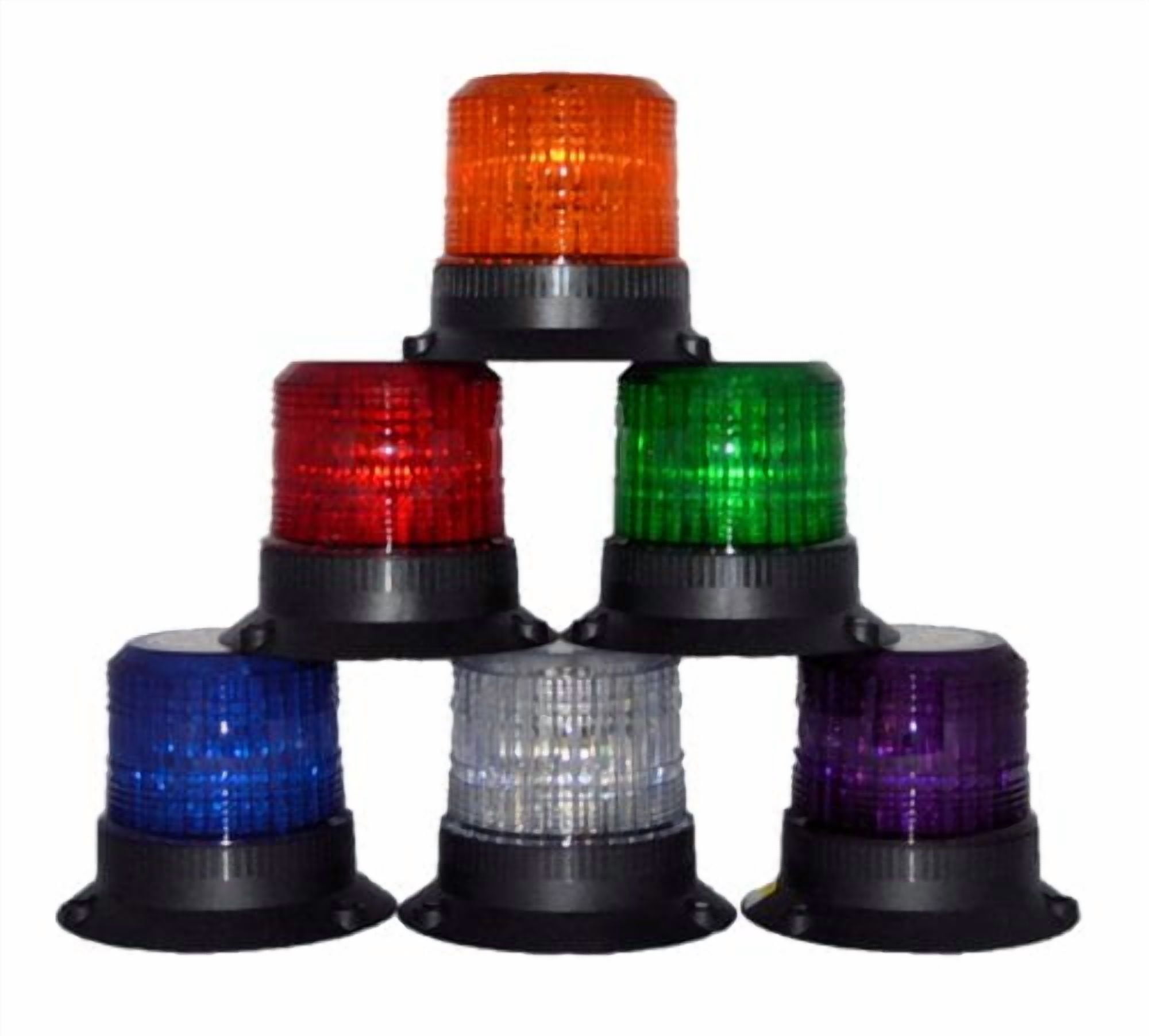 B45L4PACT VIOLET 85-265V AC 1/2" NPT PIPE MOUNT LED EMERGENCY WARNING ...