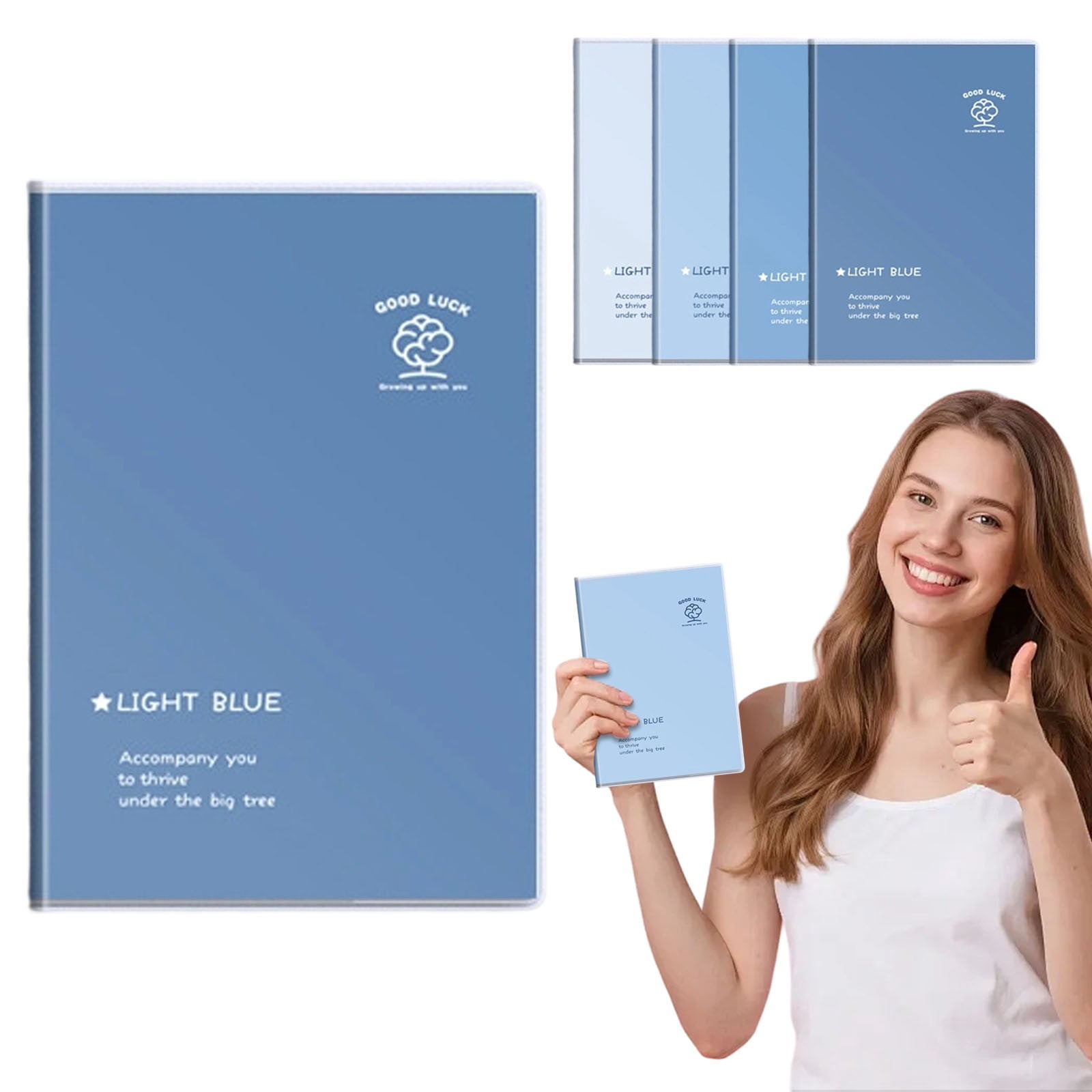 B5 96 Sheets Thickened Softcover Sewed Notebook, Smooth Writing ...