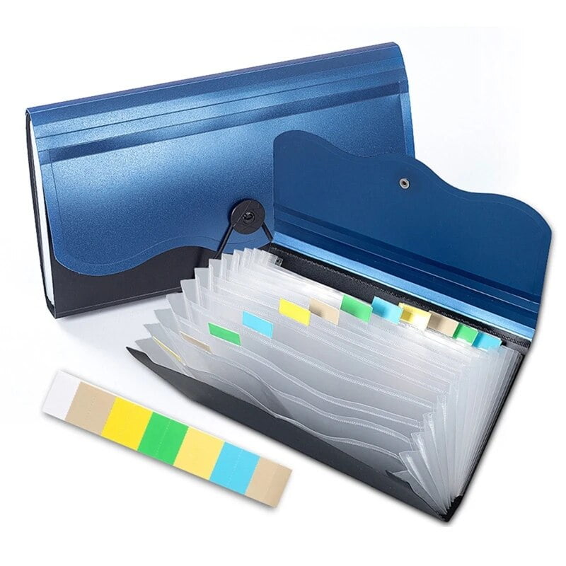 B5 Accordion Folder Expanding File Wallet Document Organizer Case ...