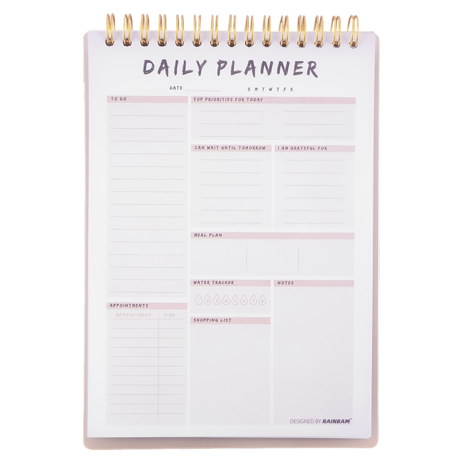 B5 Daily Planner, Work Day Schedule Planner Personal Organizer Home and ...