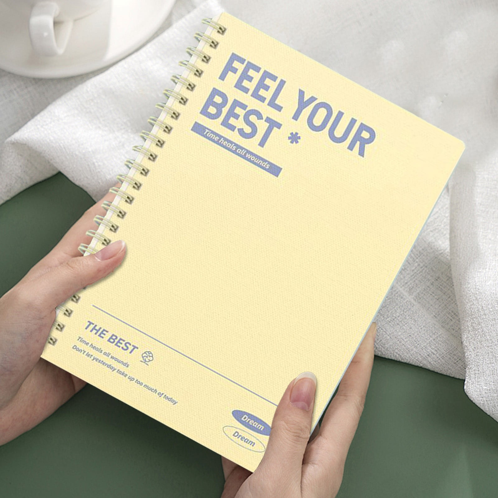 B5 Horizontal Thickened Coil Notebook Excerpt Colorful Plastic Cover ...