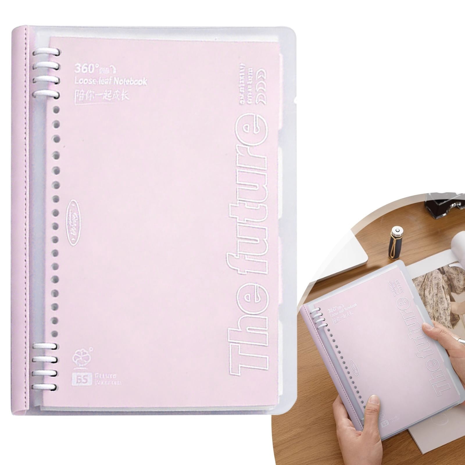 B5 Lined Loose-Leaf Notebook, 26 Holes, Pastel Soft Cover, Smooth ...
