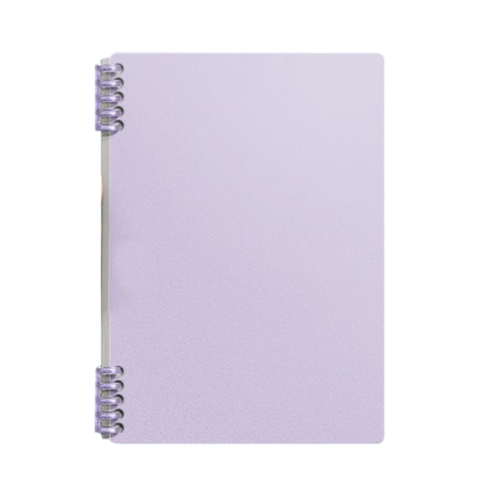 B5 Lined Refillable Notebook, PU Leather Cover Spiral Journal, 12 ...