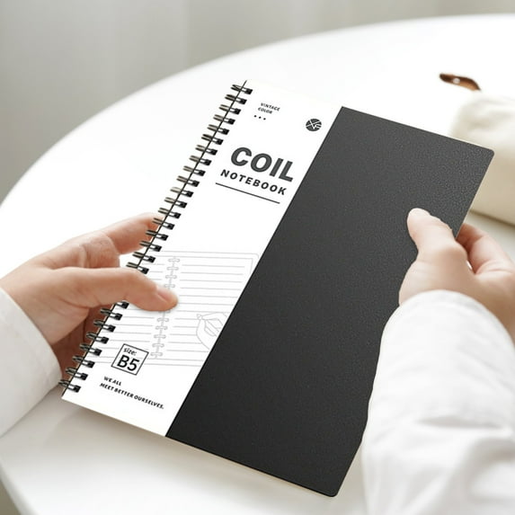 B5 Notebook for s - Thick Paper Flip Coil Notebook with 9mm Grid ...