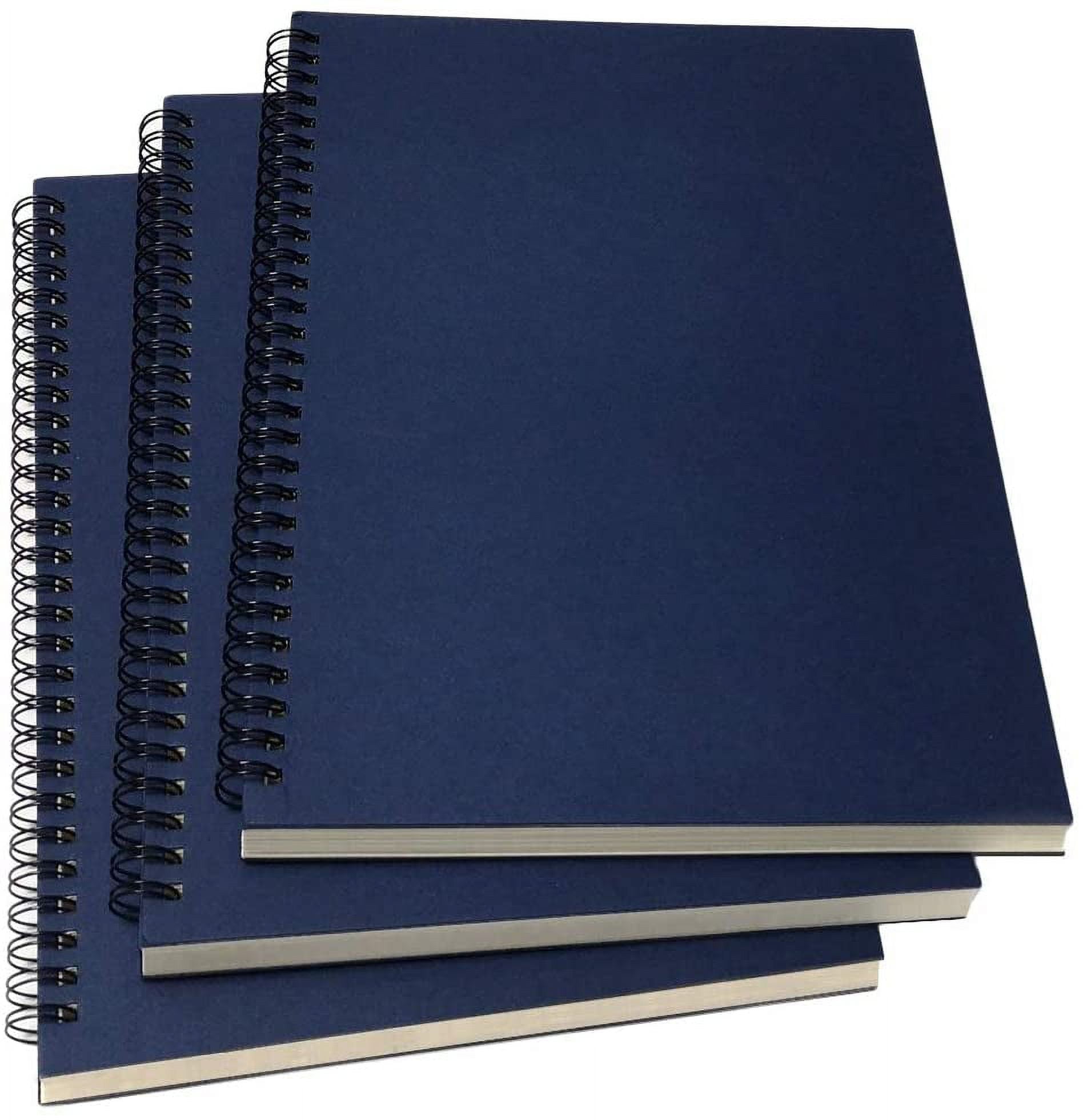 B5 Spiral Notebook/Spiral Journal Unruled, 100gsm Thick Blank Paper ...