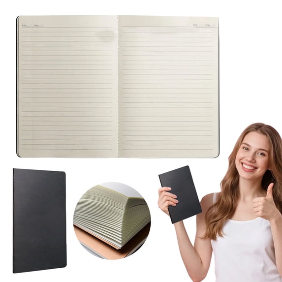 B5 Thickened Notebook Durable Student Writing Book Smooth Paper No Ink ...