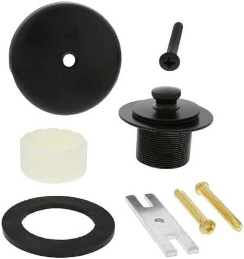 B51040 One-Hole Friction Lift Tub Drain Trim Kit, Includes Overflow ...