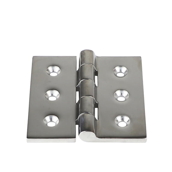 B5XE 100mm Stainless Steel Hinge Set with 6 Holes, 2 or 4 Pack Marine ...