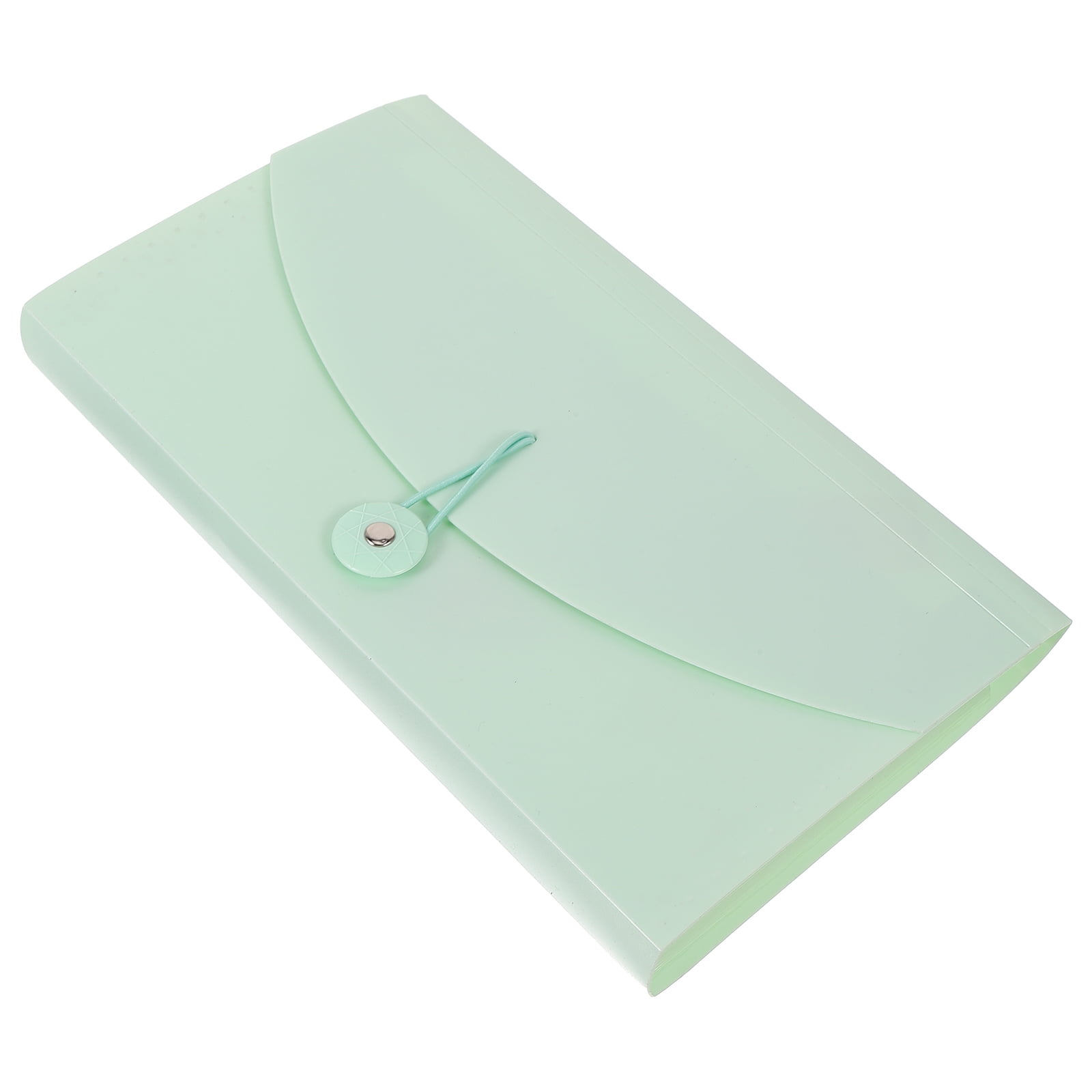 Office Receipts Organizer B6 File Folder Large Bills Pouch Blue ...