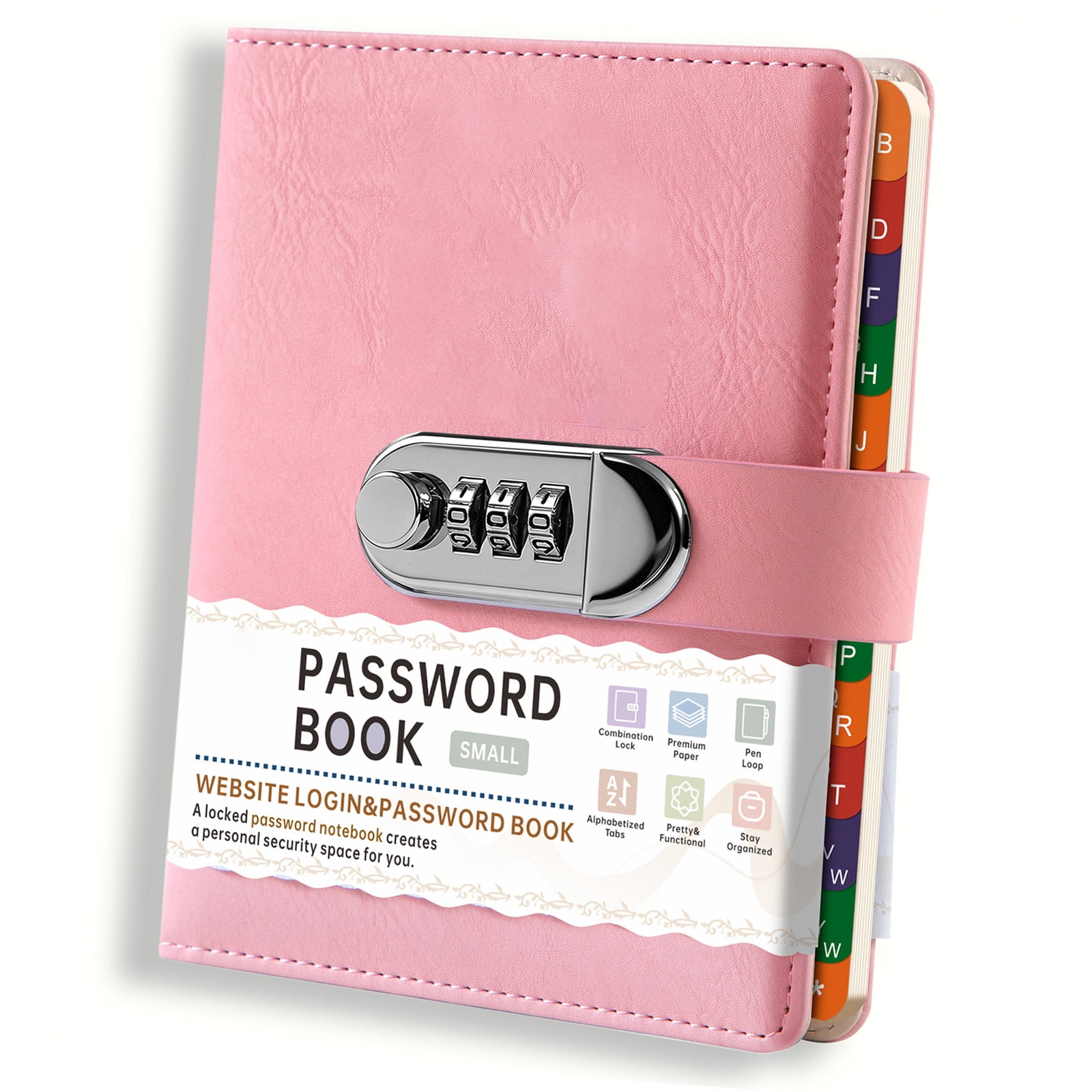 B6 Password Notebook With URL And Phone Book For Secure Memo Writing ...