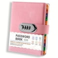 B6 Password Notebook With URL And Phone Book For Secure Memo Writing ...