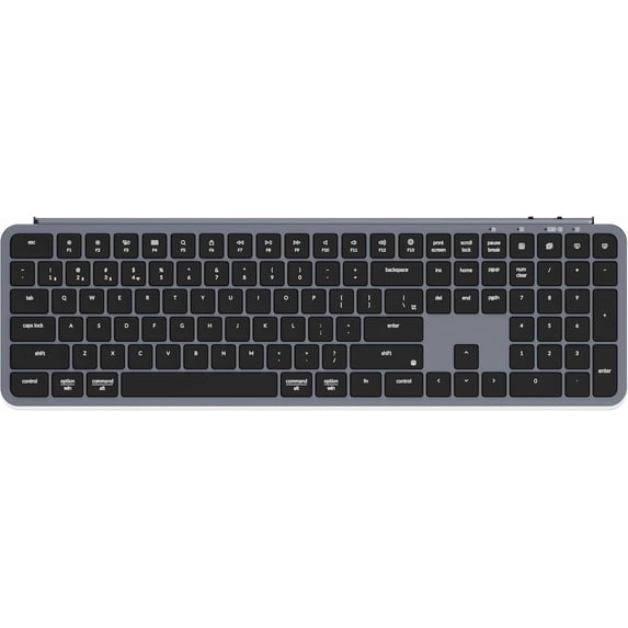 B6 Pro Ultra-Thin Wireless Keyboard Full-Size ZMK with Numeric Keypad ...