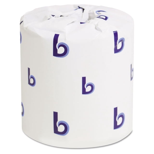 B6145 2-Ply Standard Septic Safe 3 in. x 4 in. Toilet Tissue - White ...