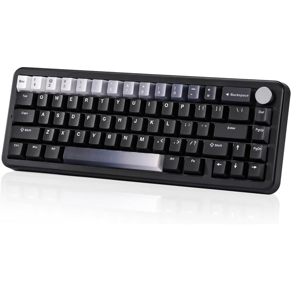 B68 Mechanical Keyboard,Tri-Mode BT5.0/2.4GHz/-C,Cute PBT Keycaps,Hot ...
