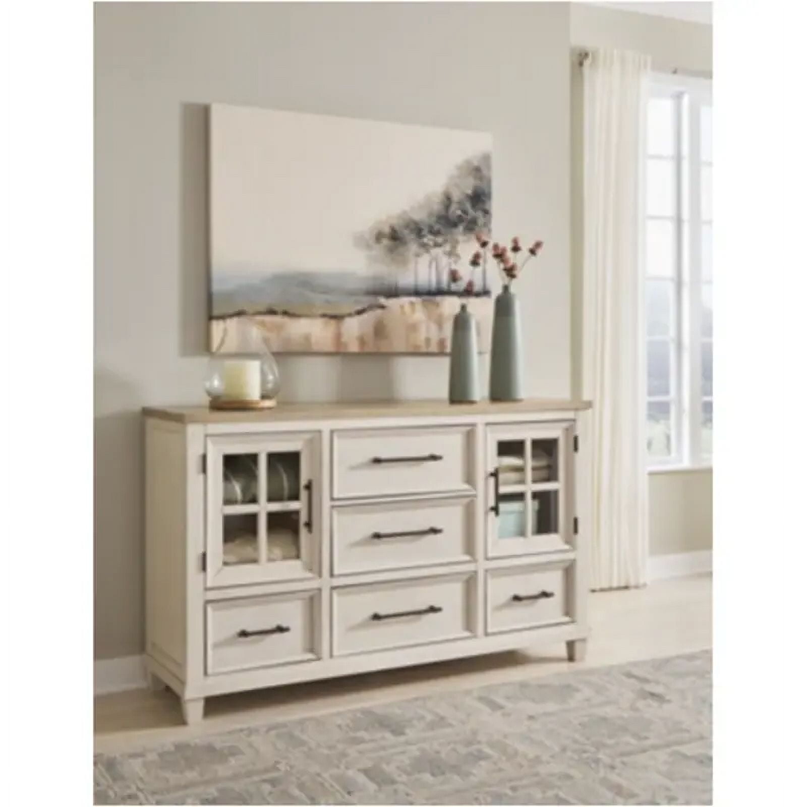 B683-31 Ashley Furniture Shaybrock Dresser - Walmart.com