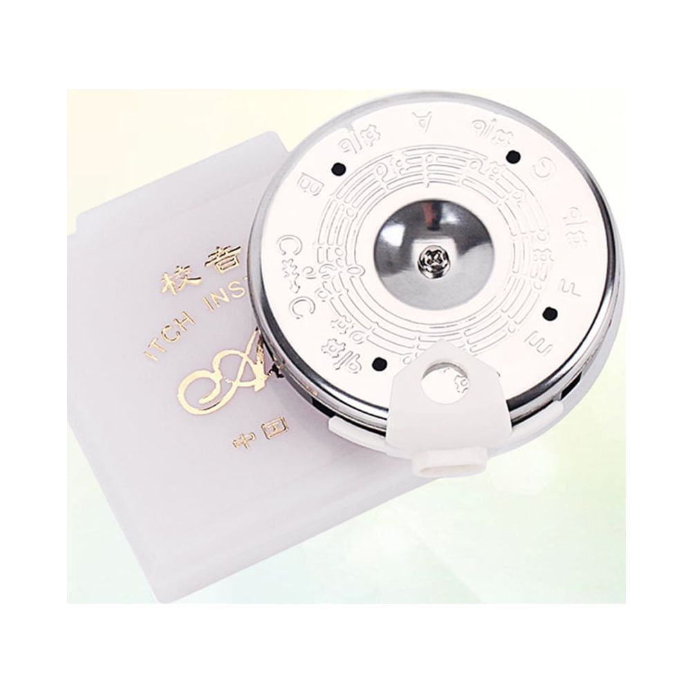 Silver Metal 13 Tone Chromatic C Pitch Pipe Guitar Violin Tuner with ...