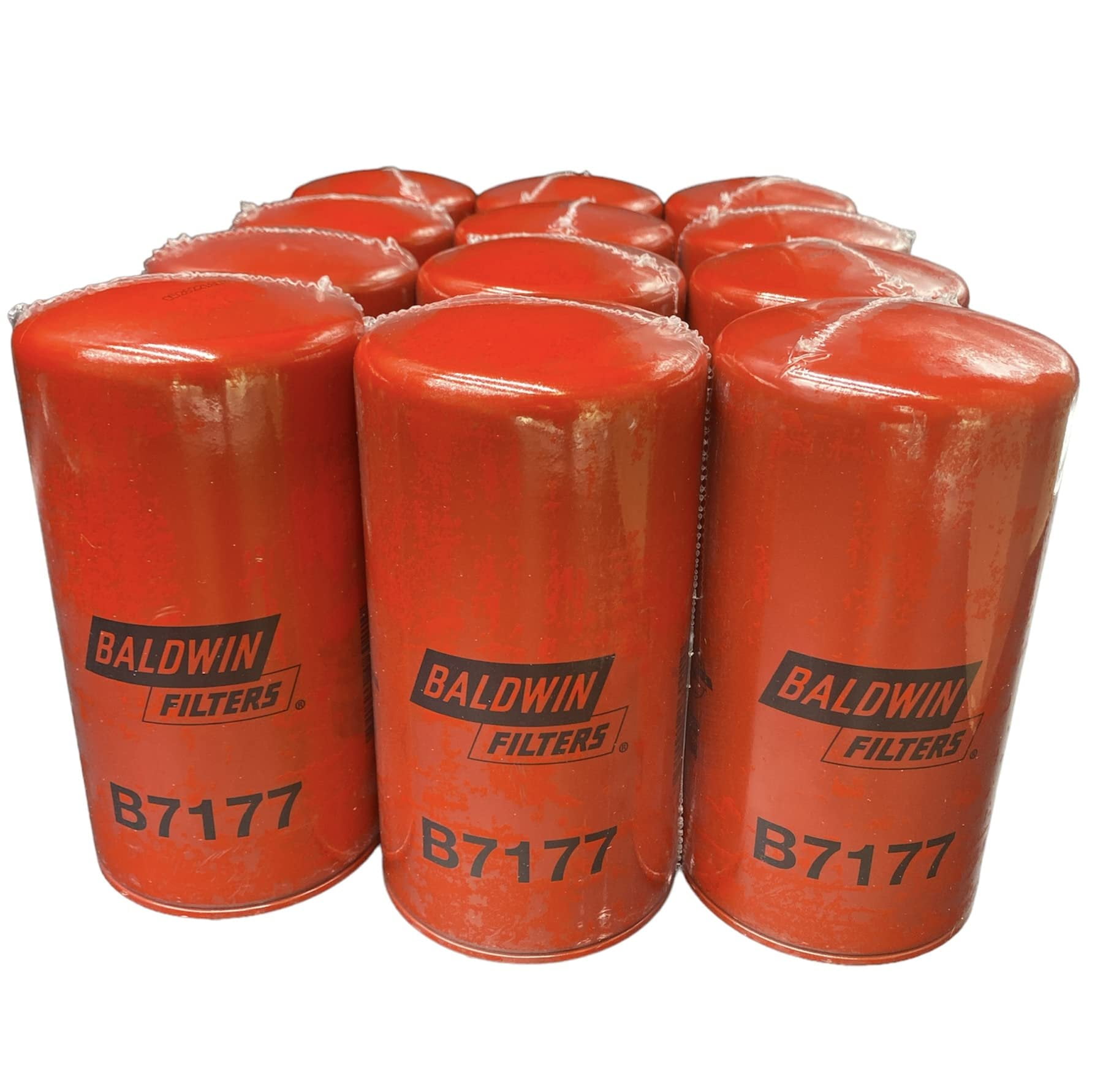 B7177 Oil Filter Pack of 12 Fits Cummins ISB 5.9L, QSB 5.9L Engines ...