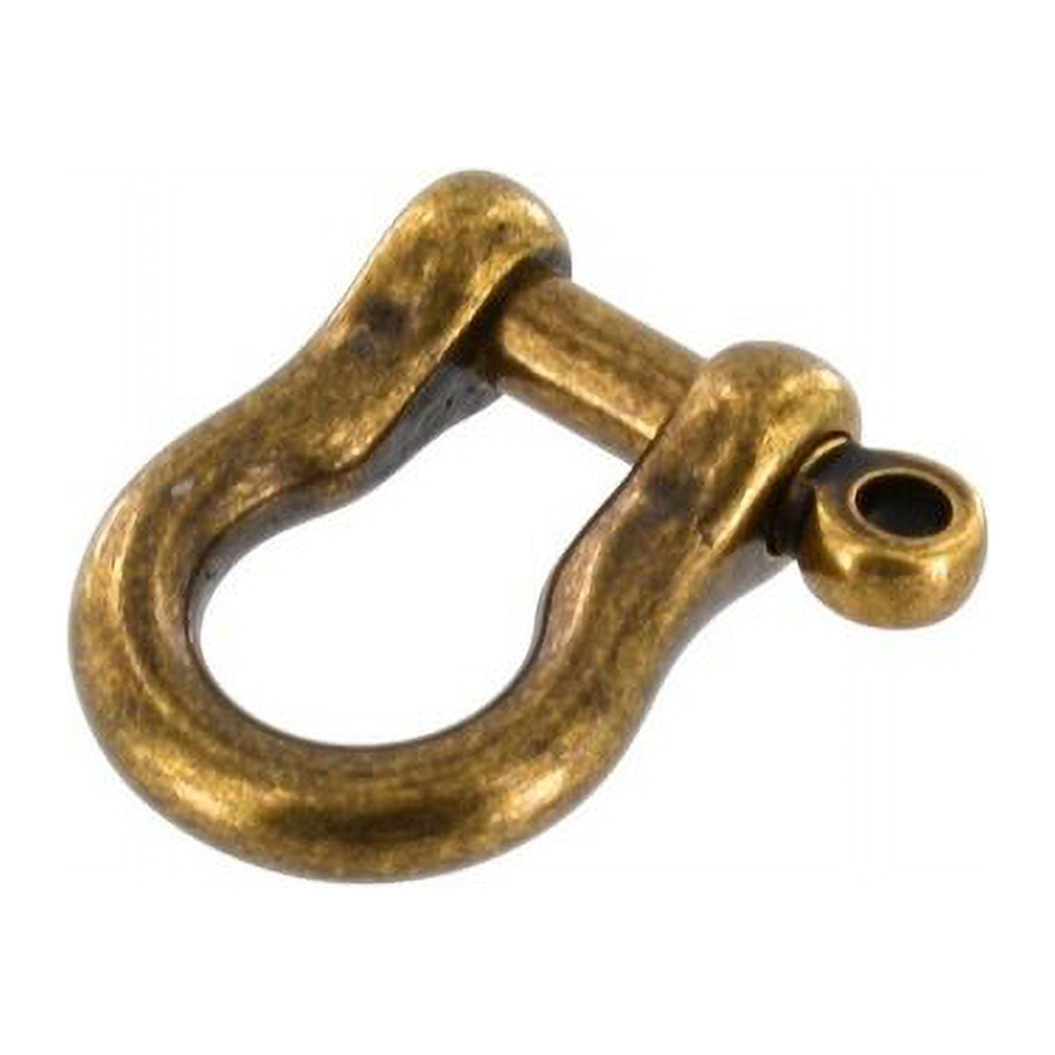 B7485 Antique Brass, Shackle w/ Screw Pin, Solid Brass-LL, Multiple ...