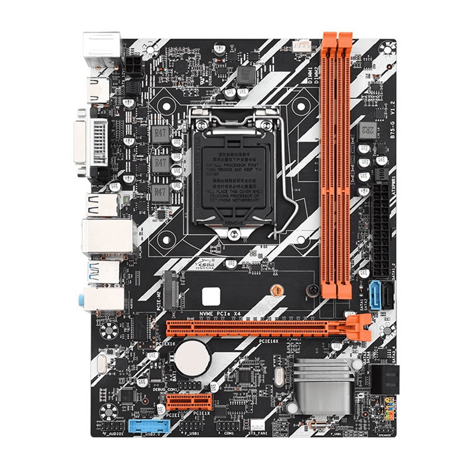B75-G Computer Motherboard DDR3X2 LGA 1155 CPU PCI-E X16 Graphics Card Slot for Laptop - Walmart.com