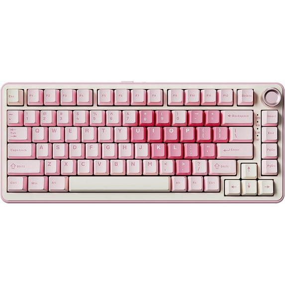B75 Mechanical Keyboard,75% Layout with Knob,Hot Swap Gasket Custom ...