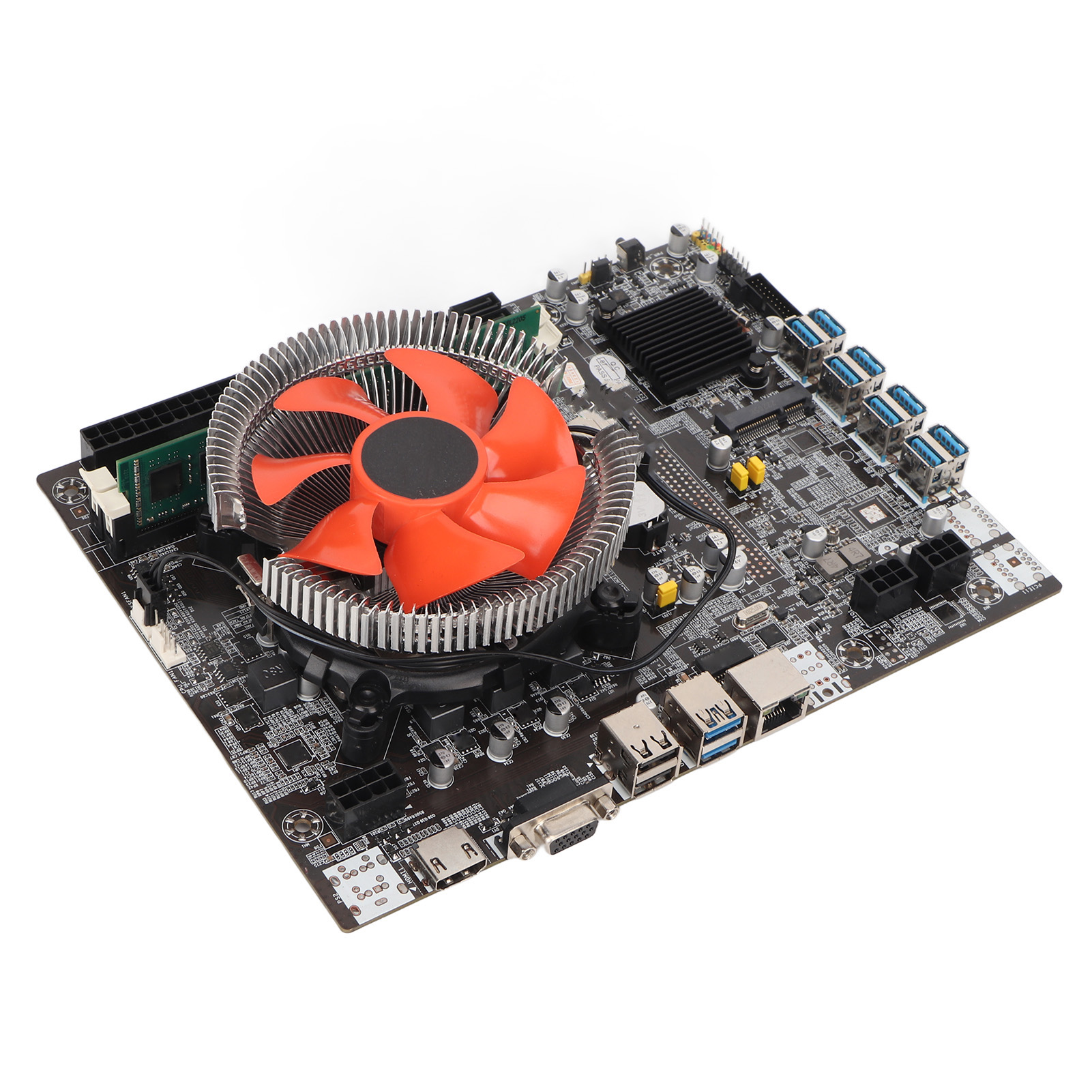 B75 Motherboard, Mining Mainboard 4G DDR3 8 USB3.0 Interface With ...