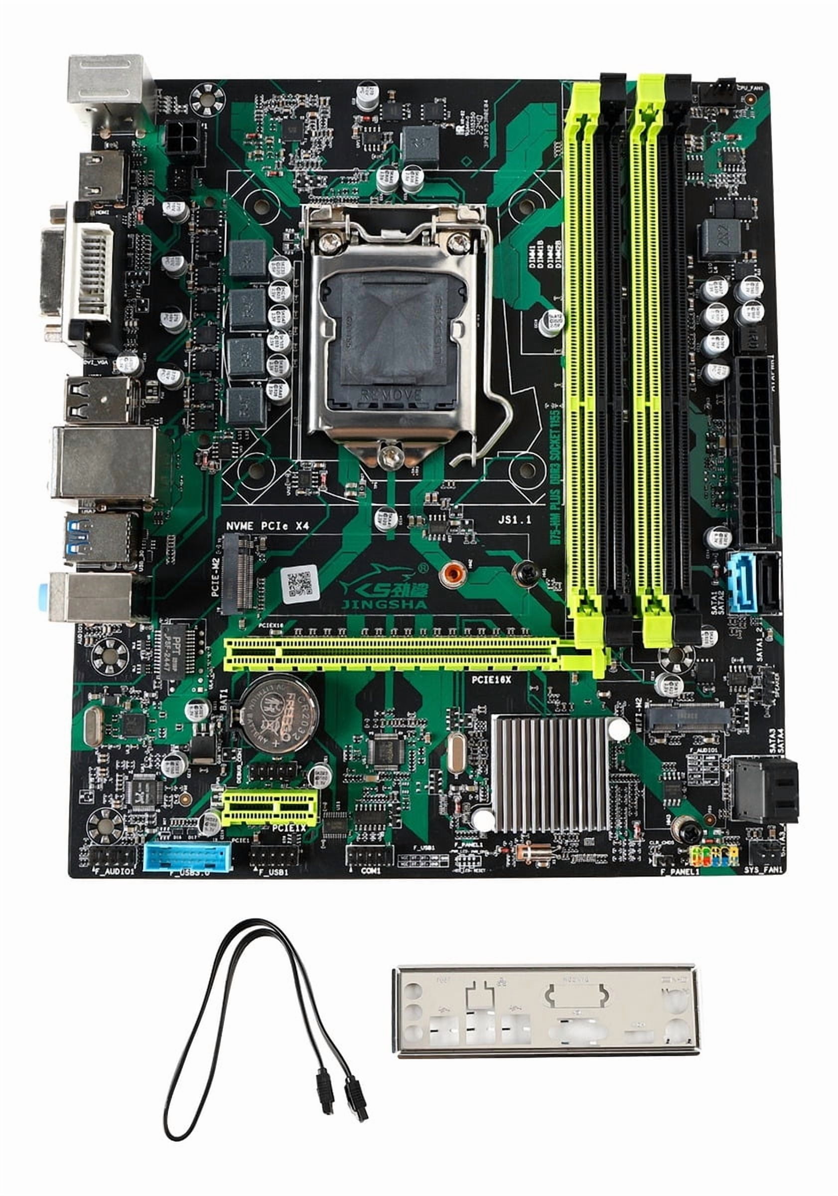 B75-s LGA 1155 Motherboard Supports 4 DDR3 USB 3.0 SATA - Walmart.com