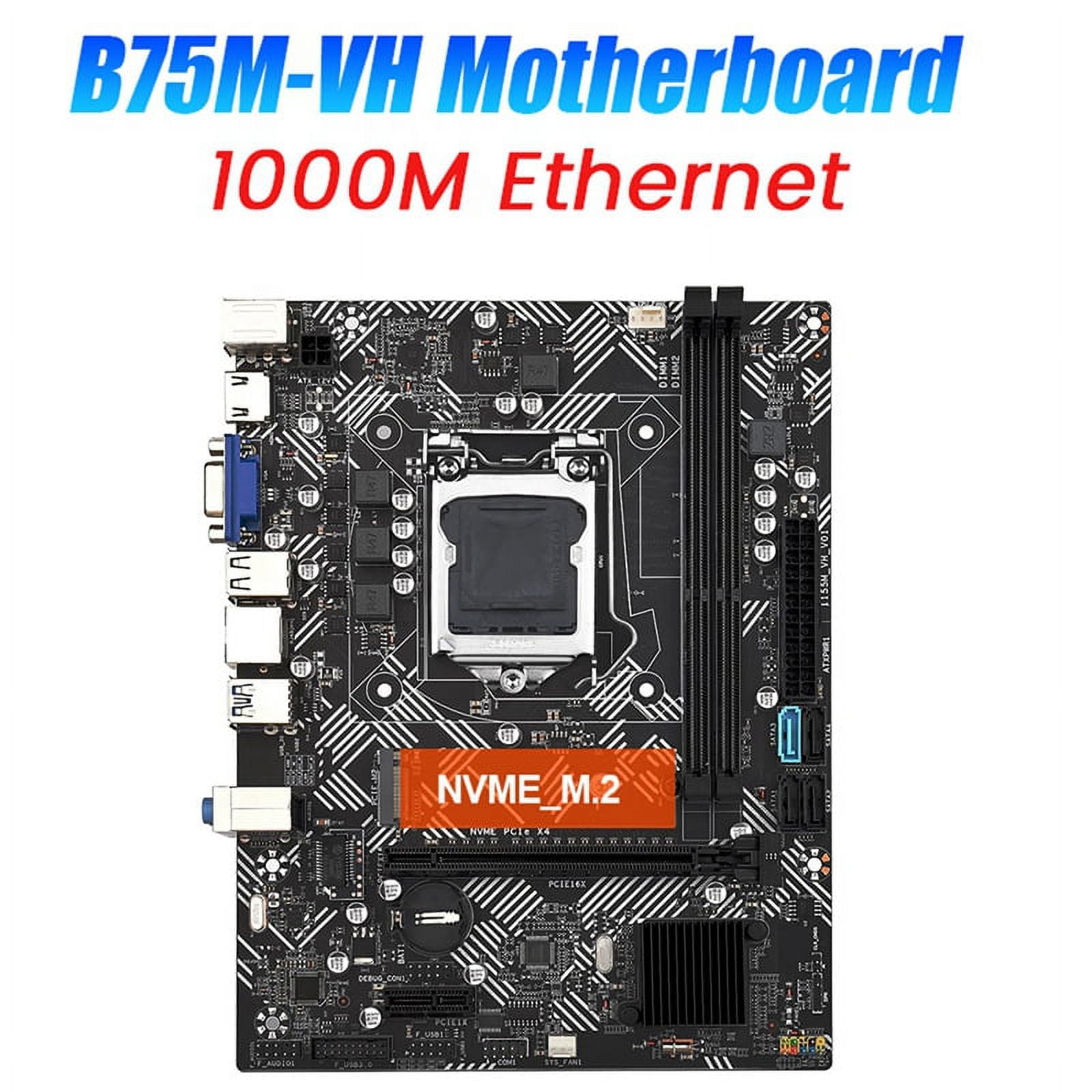 B75M- Motherboard LGA1155 2XDDR3 Slot Support Up to 16G Gigabit ...