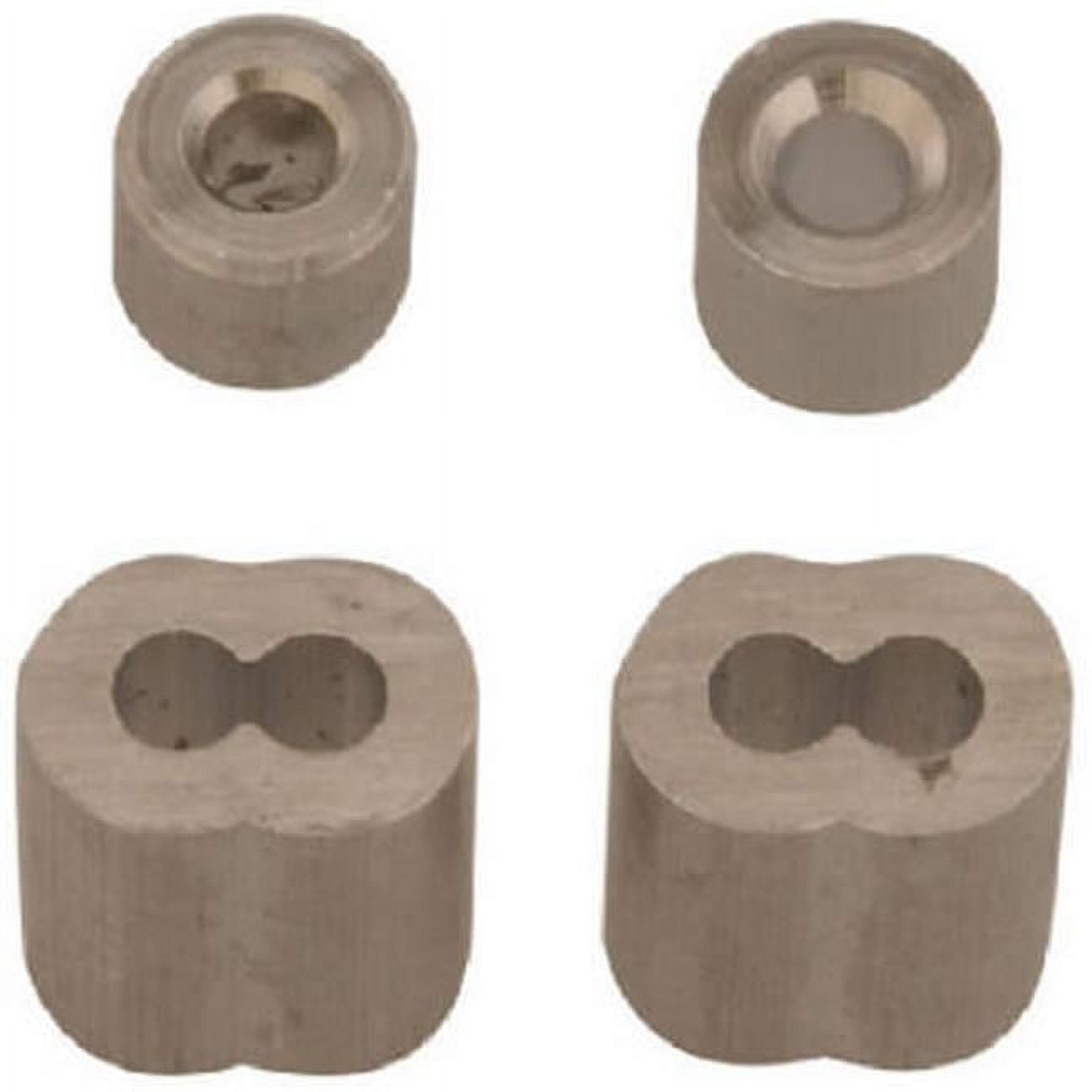 B7675454 .25 in. Wire Rope Ferrule-Stop, Pack 2 - Walmart.com