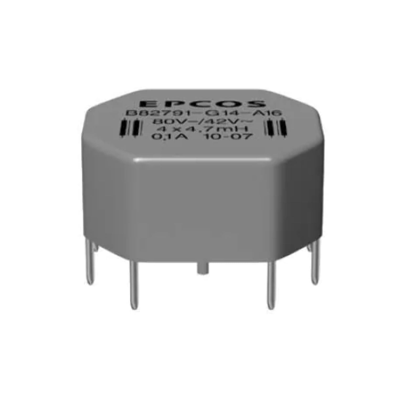 B82791G14A16 Common Mode Chokes 4.7MH 100MA 4LN TH DCR 850mOhm Filters ...