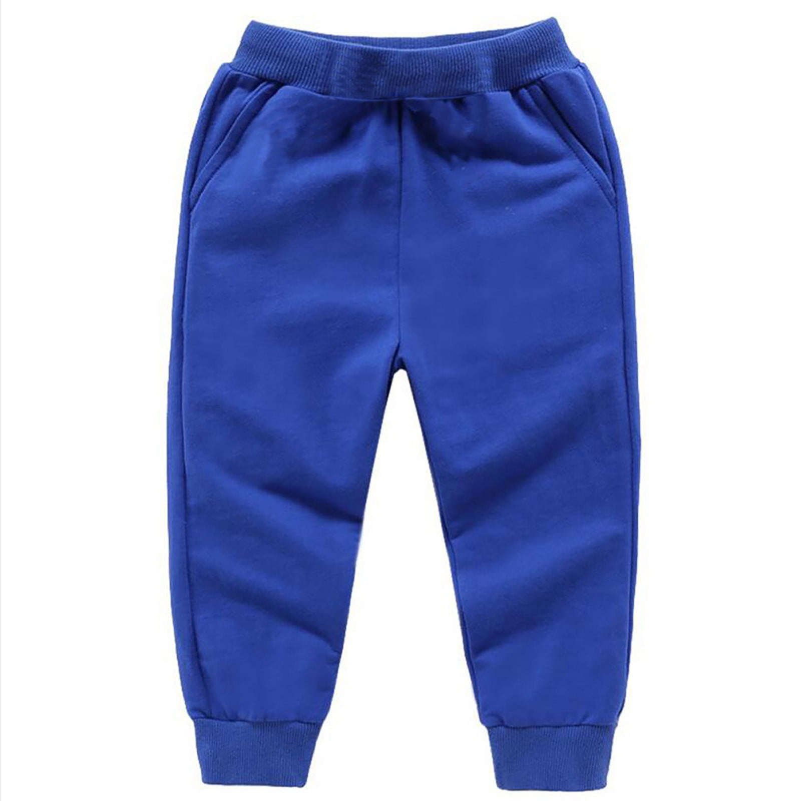 B91xZ Boys Pants Loose Solid Bow Pants Trousers Boys Warm Toddler ...