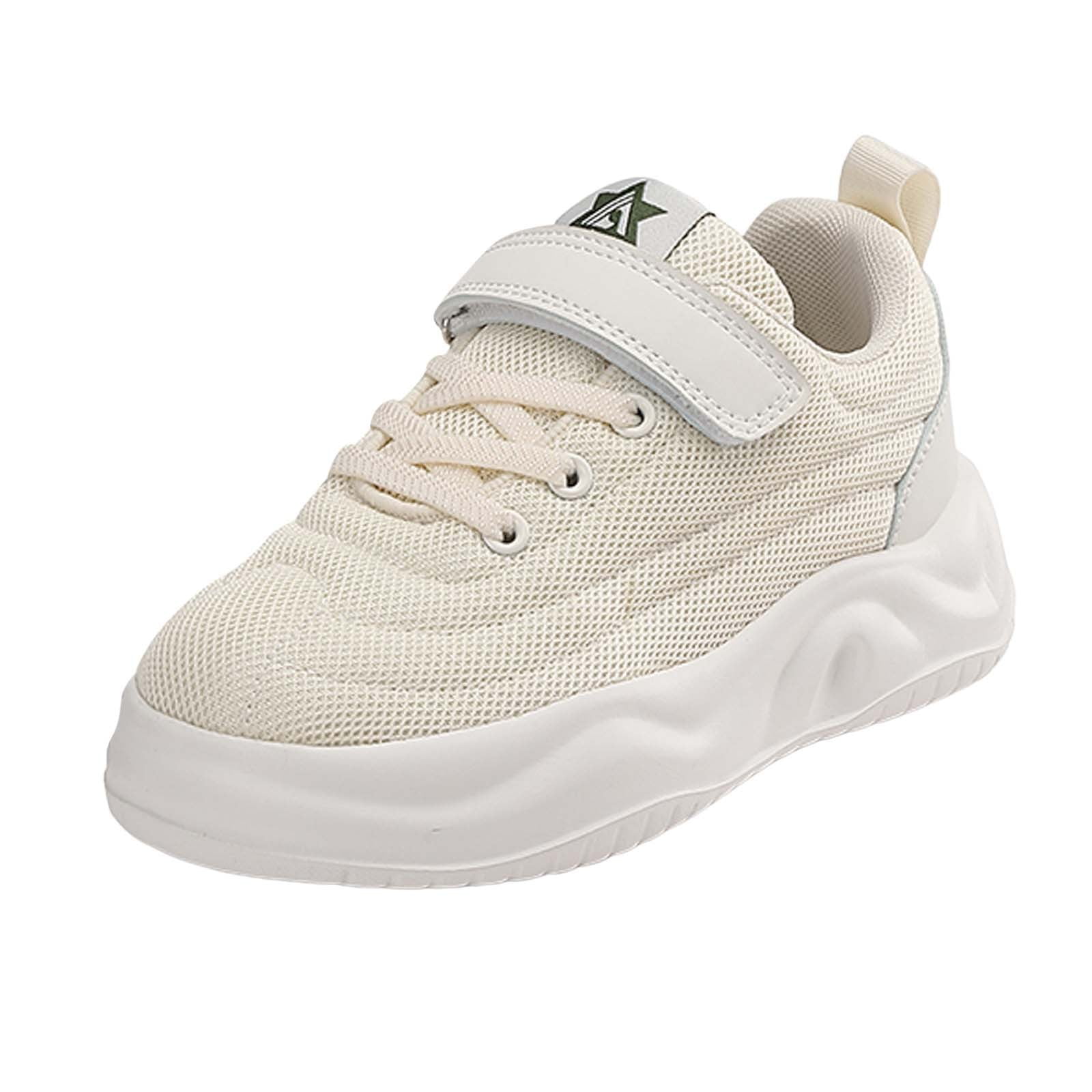 B91xZ Girls' Sneakers Children Sneakers Girls Flat Thick Bottom Non ...