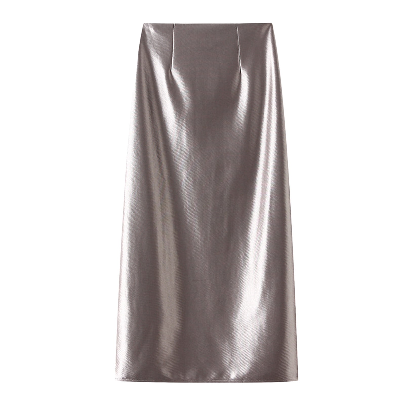 B91xZ Long Skirts for Women Solid Color Mini Wrap Skirt Holiday High ...